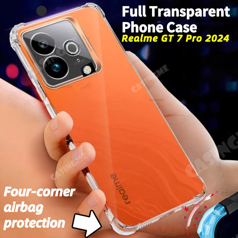 สําหรับRealme GT 7 2025 ถุงลมนิรภัยปลอกใสสําหรับRealme GT7 GT7T GT7Pro GT 7 T Realme GT 7 Pro 7T ...