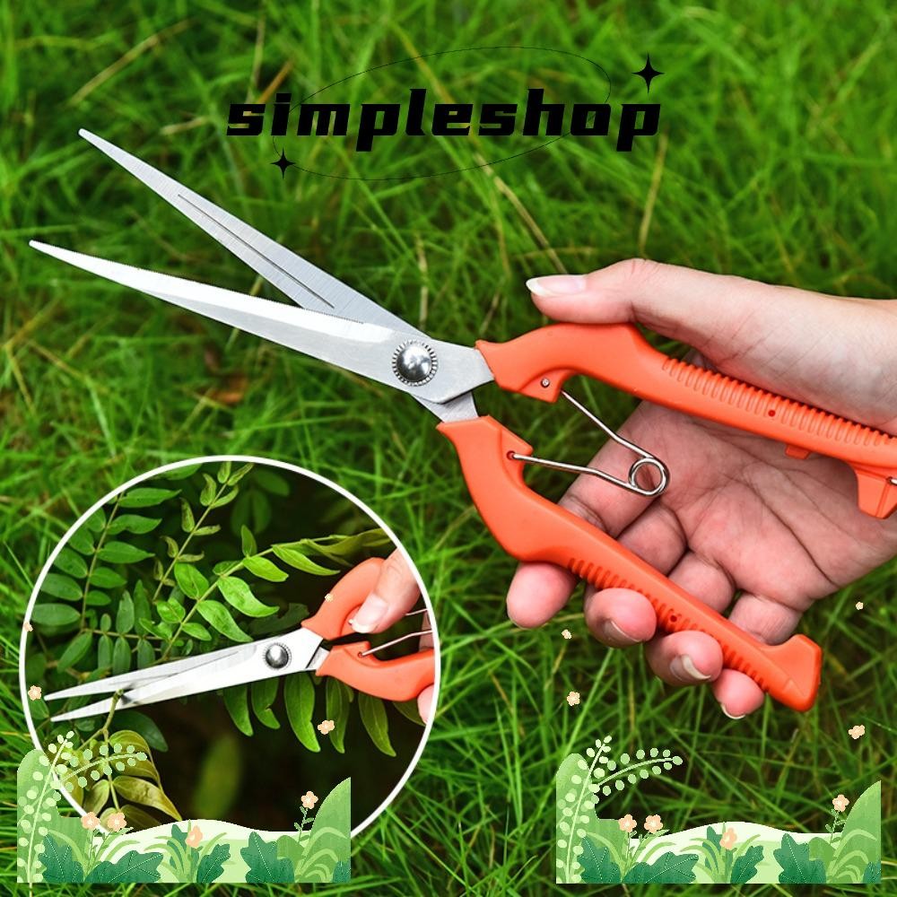 SIMPLESHOP กรรไกรตัดแต่งกิ่งสวน, เครื่องมือมือ แพทช์ผักสแตนเลส, เครื่องมือทําสวนกรรไกรบอนไซบาง ...