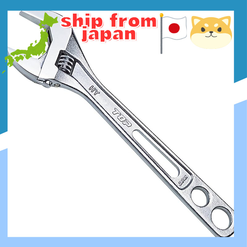 TOP Eco Wide Slim Lightweight Adjustable Wrench 8~30mm HY-30 Made in ...