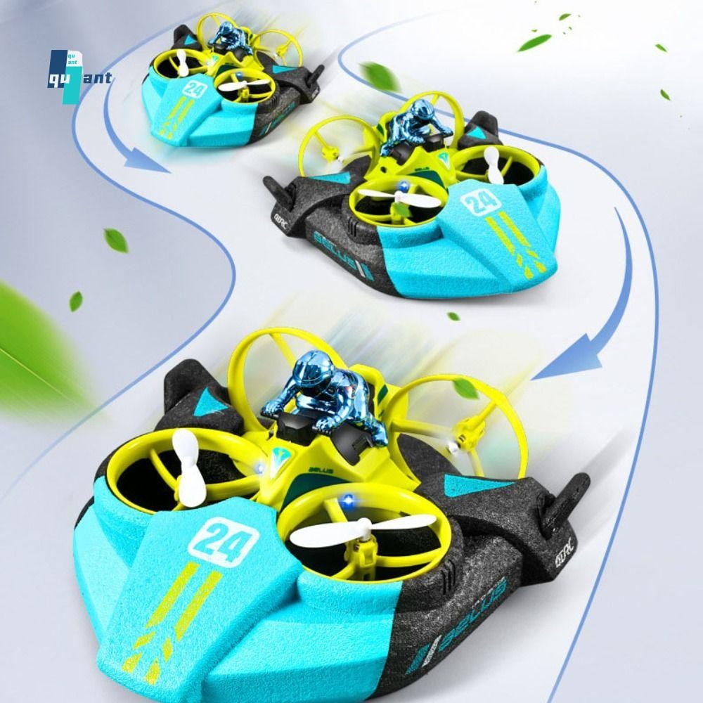 QUANTUMSKY Mini RC Drone, EPP โฟมชาร์จ 3 ใน 1 Quadcopter เรือ, Profesional พร้อมไฟทนทาน 2.4G RC ...