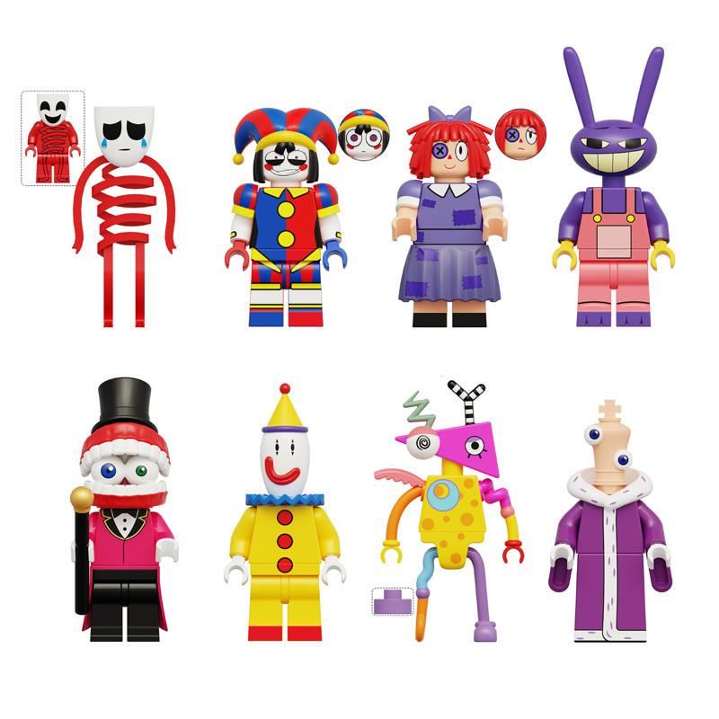 ใช้งานร่วมกับ Magical Number Circus Minifigure Pamny Doll Ange Doll ...