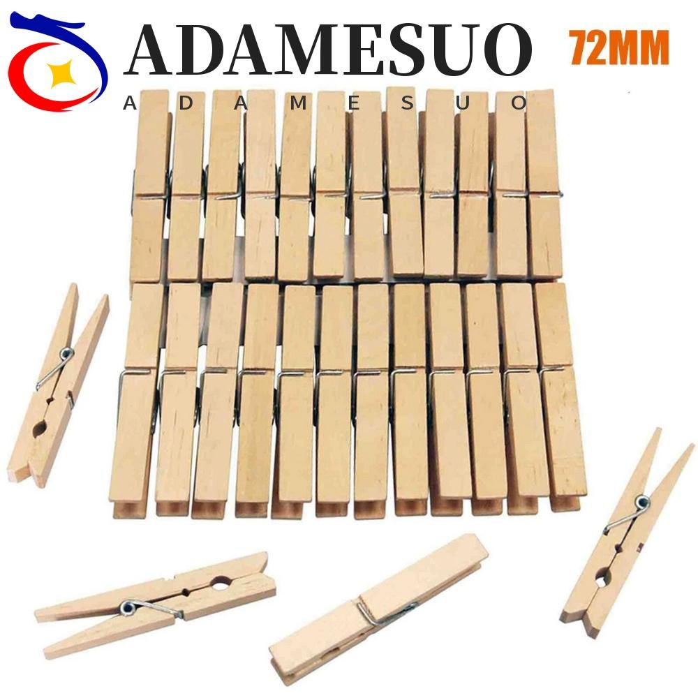 ADAMESUO ที่หนีบผ้า Multiufunction 72 มม.ยาวไม้งานแต่งงานโรงเรียนหัตถกรรมตกแต่ง | Shopee Thailand