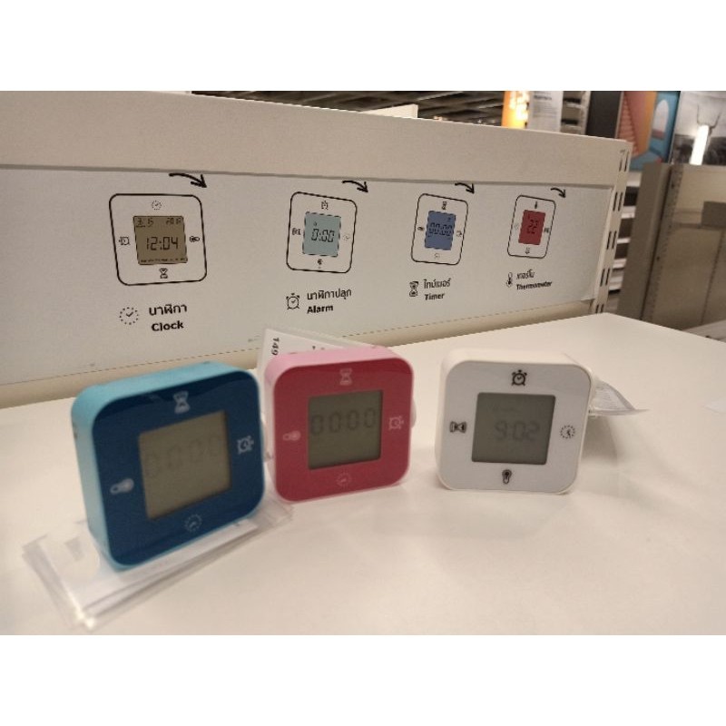 IKEAshopping IKEA KLOCKIS นาฬิกา/เทอร์โม/นาฬิกาปลุก/ไทม์เมอร์ | Shopee ...