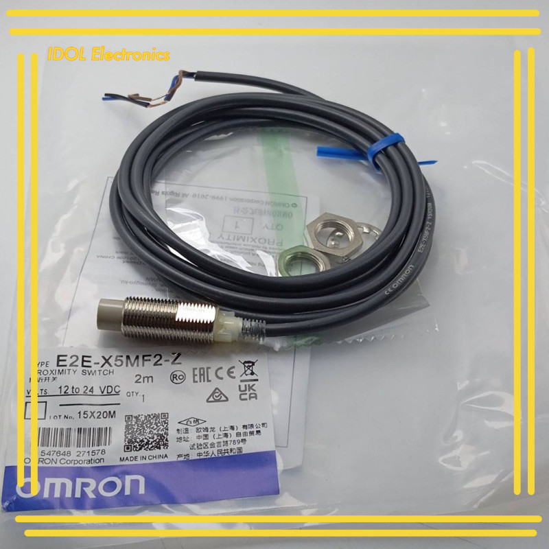 ราคาถูก! ใหม่ E2E-X5MF2-Z Proximity Sensor M12 ระยะจับ โลหะ 5มิล 3สาย PNP NC | Shopee Thailand