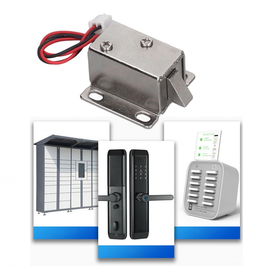 ชุดประกอบการปลดปล่อยไฟฟ้า DC Micro Electromagnetic Lock Power ความ ...