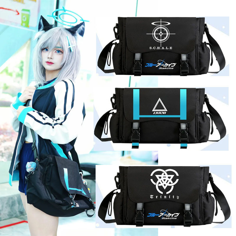 กระเป๋า blue archive bag blue archive shoulder bag Sunaookami Shiroko ...