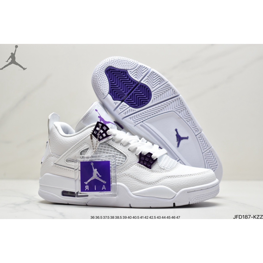 รองเท้าบาสเก็ตบอล Air Jordan 4 retro LS Lightning Michael AJ4 รุ่นกลางสำหรับกีฬาลำลอง | Shopee ...