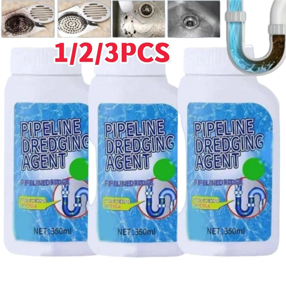 1/2/3 PCS Drain Cleaner 350g - Fast Acting Pipe Clog Remover, Powerful ...