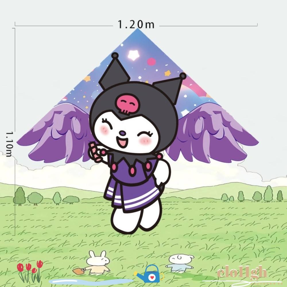 ELOGH การ์ตูนสามเหลี่ยม Kites, Capybara สามเหลี่ยมเด็ก Kite, บินง่าย ...