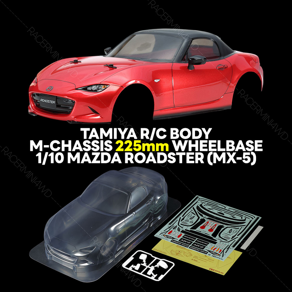 TAMIYA 1/10 Mazda MX-5 Body Parts Set (225mm) 51583 | Shopee Thailand