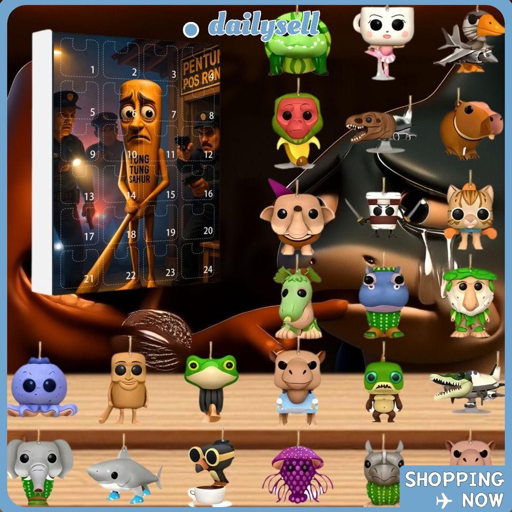 กล่องฟิกเกอร์ DAILY Sahur, Tung Tung Sahur 24 ชิ้น Tung Sahur รูป, รุ่น ...