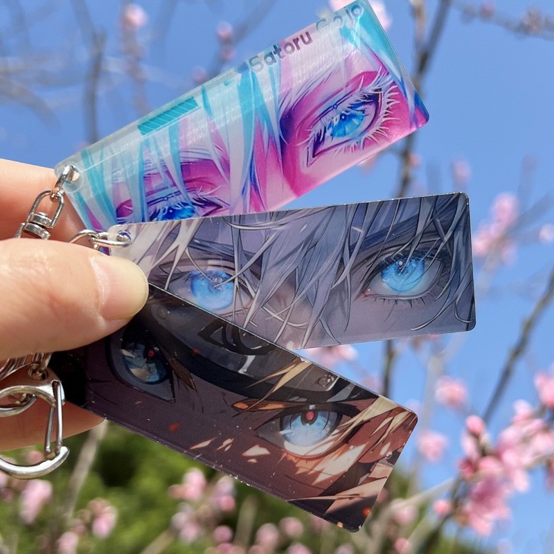 อะนิเมะ Jujutsu Kaisen Gojo Satoru จี้การ์ดตาสะท้อนแสง Aurora ของเล่นอะ ...