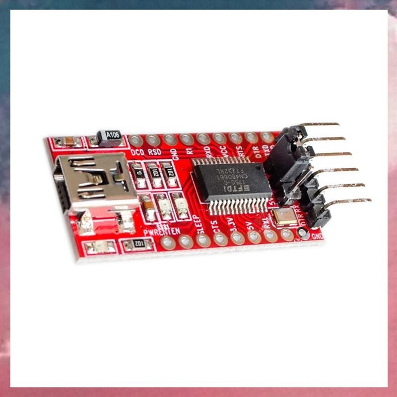 FT232RL โมดูล USB to TTL 5V 3.3V Debugger ดาวน์โหลดสาย Serial อะแดปเตอร์โมดูลสําหรับ FT232RL ...