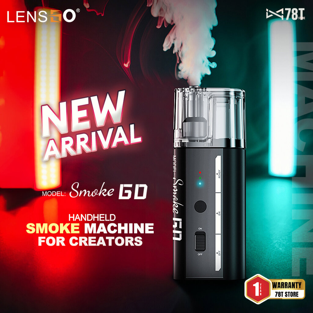 LENSGO Smoke GO Fog Machine รุ่นใหม่! เครื่องทำควันแบบพกพาพร้อมรีโมท ...