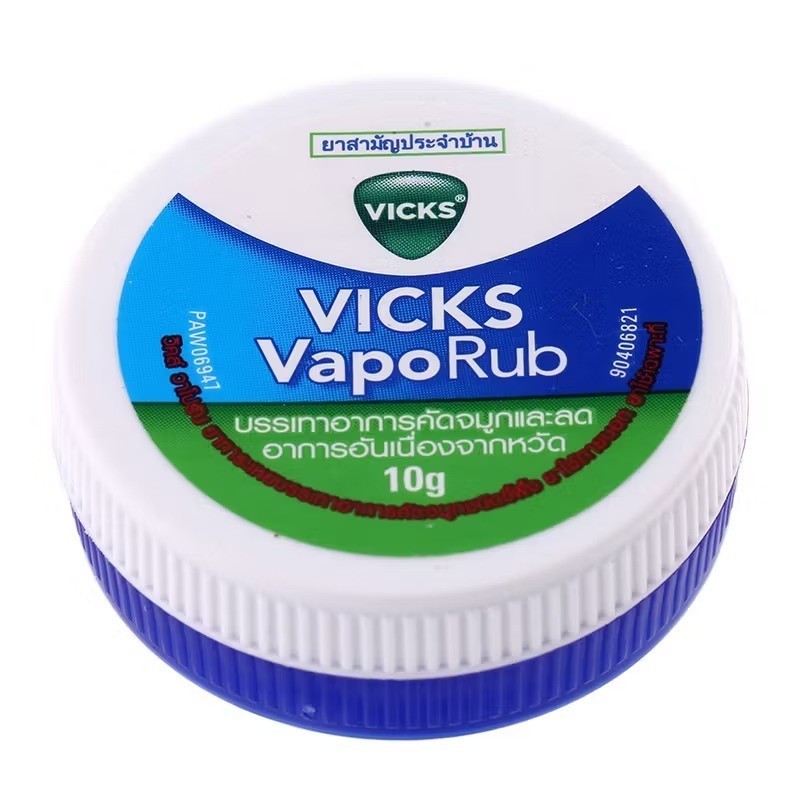 Vicks VapoRub วิคส์ วาเปอรับ (วิค วาโปรับ) ยาทาระเหยลดอาการคัดจมูก 1 ...