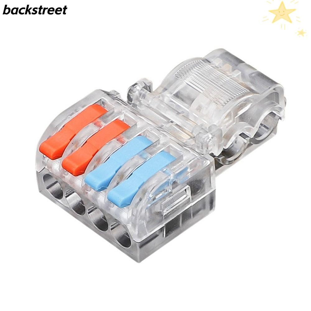 BACKSTAGE Quick Terminal Block, Universal Compact T type Wire Connector ...