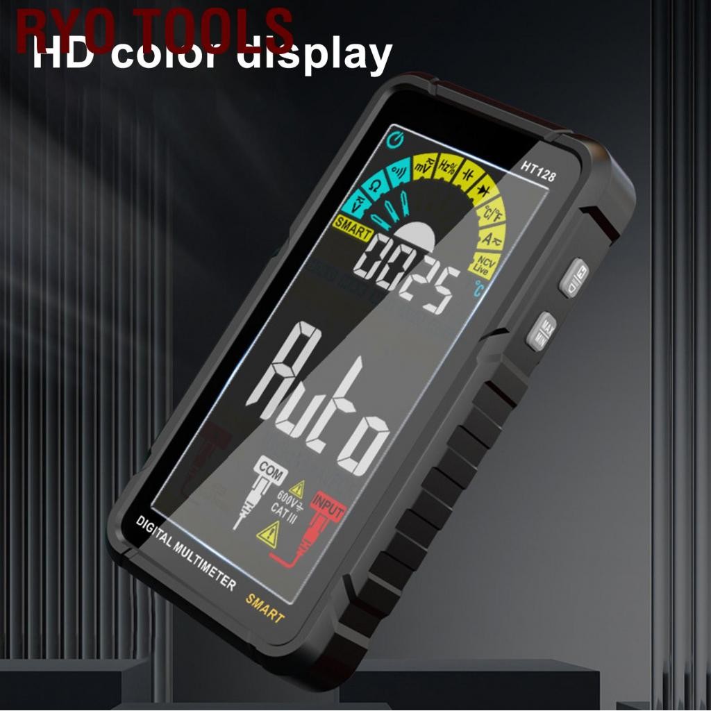 Ryo Tools Digital Multimeter Voltmeter HD Color Display Electrical ...