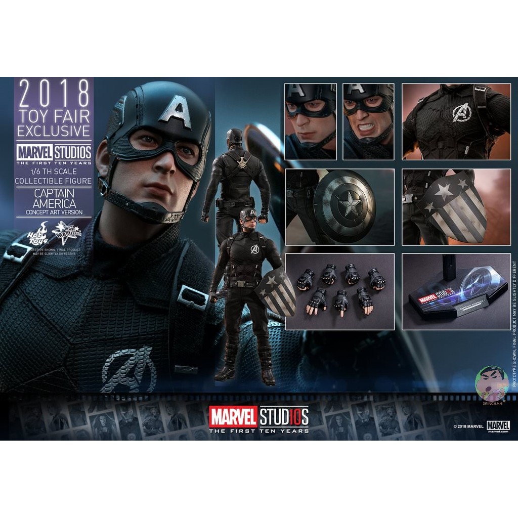 Hot Toys MMS488 Marvel Studios : 1st Ten Years – Captain America ...