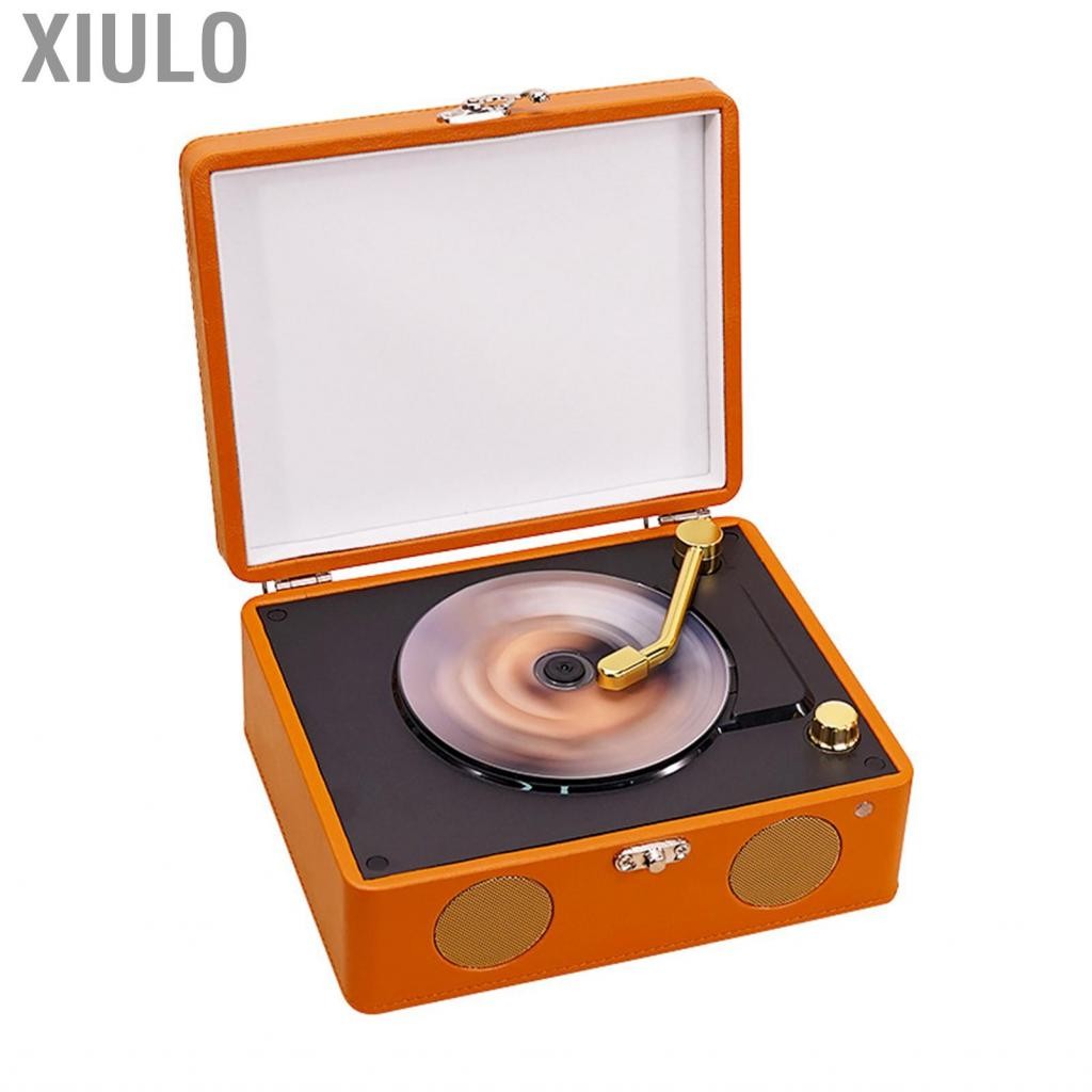 Xiulo Retro Suitcase CD Player Portable Home Speaker FM Radio Multial ...
