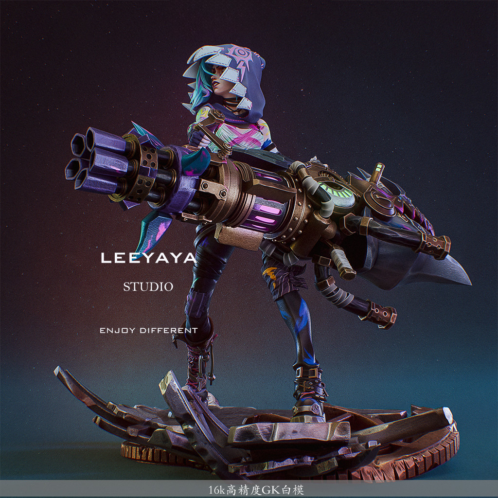 Jinx LOL League of Legends Runaway Lolita High-Appearance น่ารักชุด ...