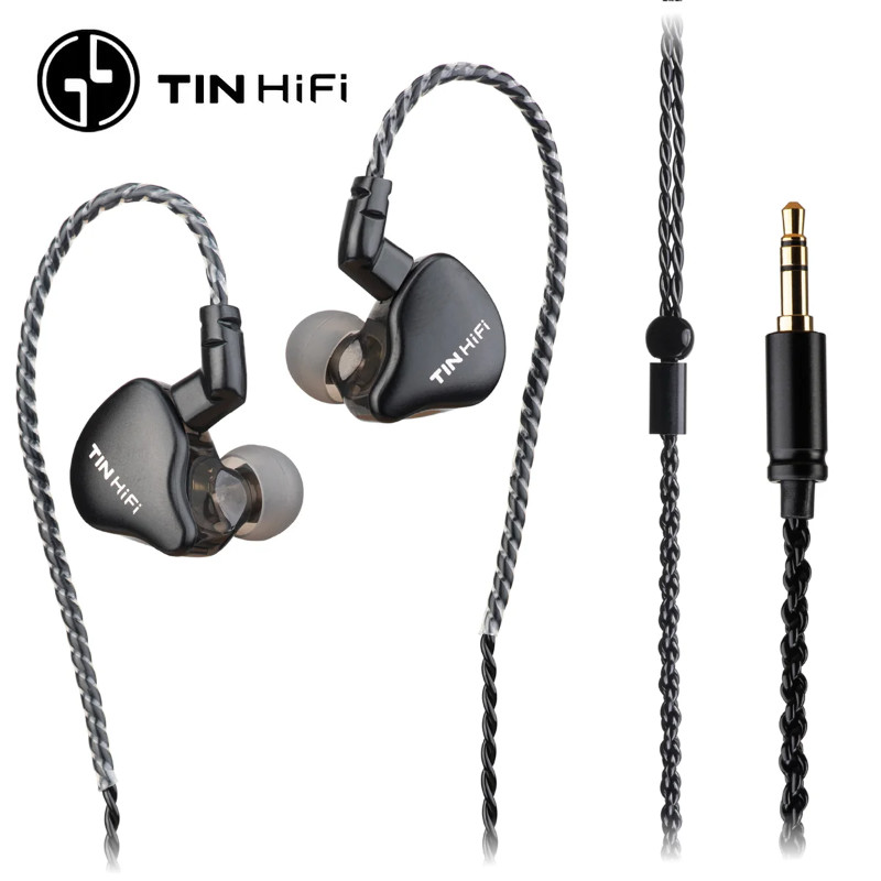 TINHIFI C1 หูฟังชนิดใส่ในหู 10 มม.DLC ไดอะแฟรมไดร์เวอร์ที่ถอดออกได้ 0.78 มม.2Pin CNC Faceplate ...