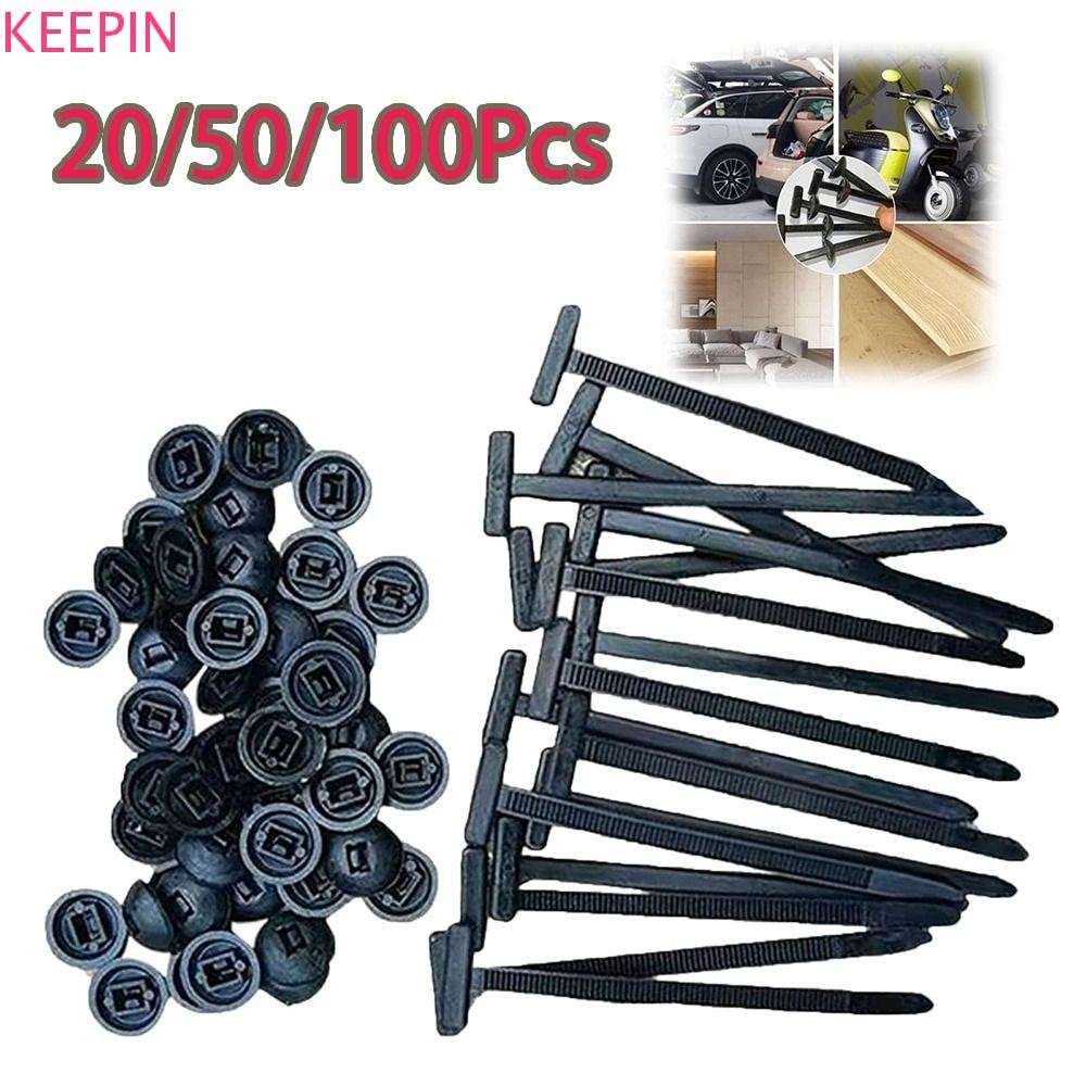 KEEPIN 20/50/100 ชิ้นไนลอน Universal Cable Tie Buckle, Heavy Duty ทนทาน ...