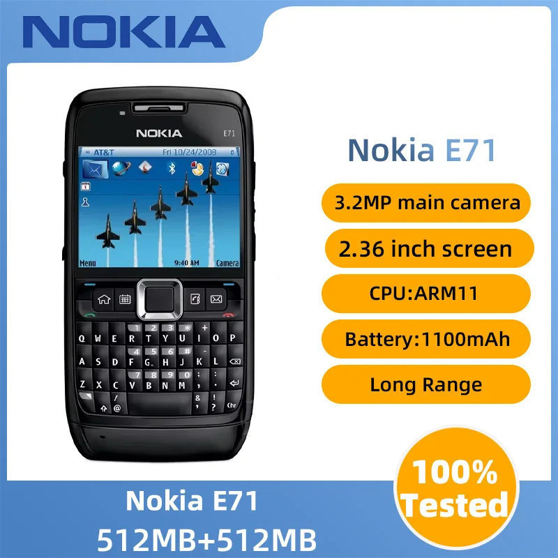 โทรศัพท์มือสองกล้อง Nokia E71 3G | Shopee Thailand