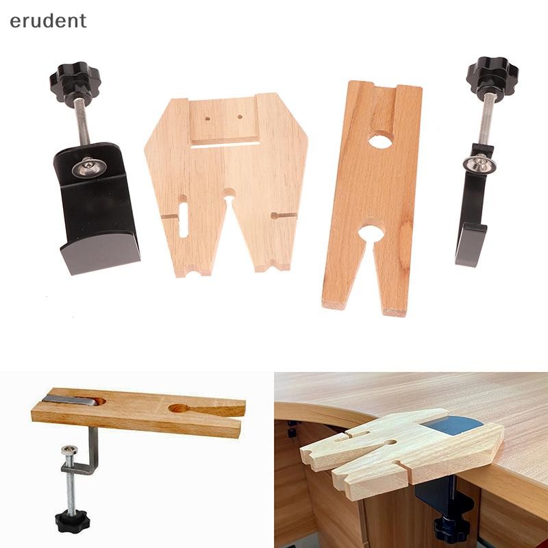 Erudent 1 ชุด Bench Pin Clamp V-Slot Fixing คลิปสําหรับ Workbench ไม้ ...
