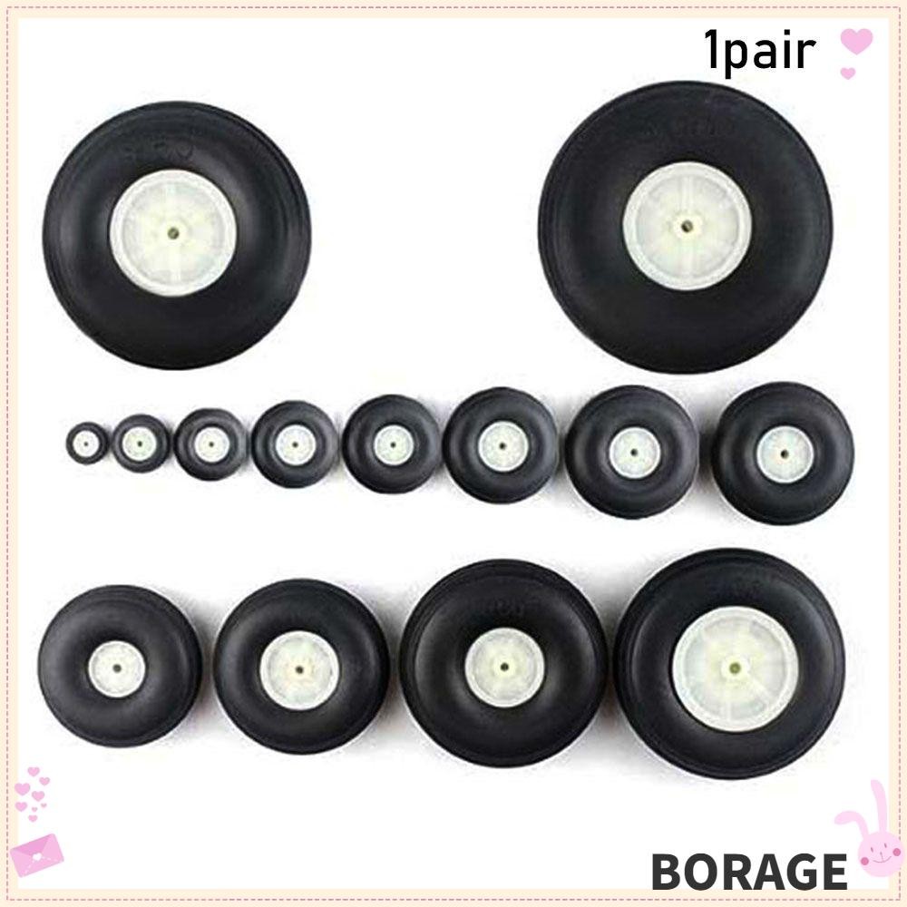 BORAG 1 คู่ RC เครื่องบินเปลี่ยนยางสีดํา PU อุปกรณ์เสริมเครื่องบินอะไหล่ของเล่น | Shopee Thailand