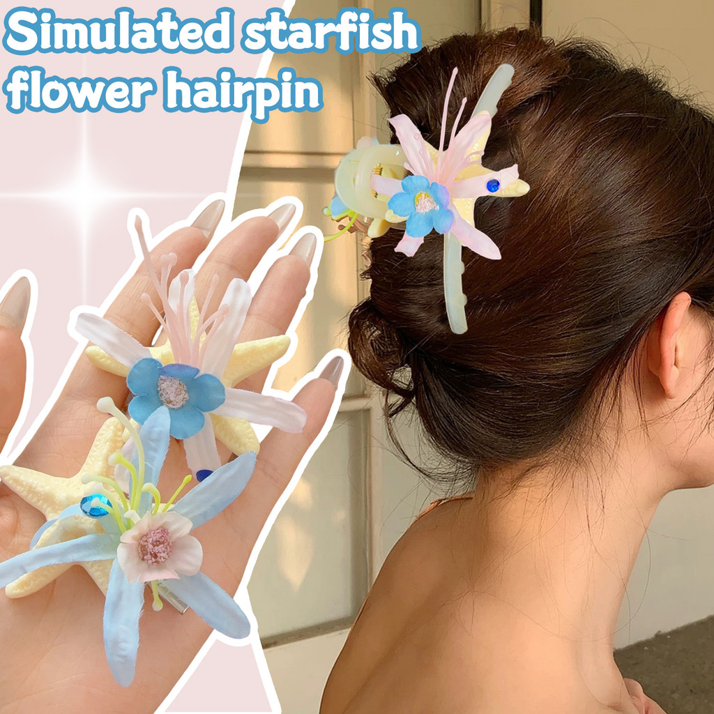 Ocean Series กิ๊บติดผม - ดอกไม้นิรันดร์ปลาดาว Shell Berry Hairpin ริม ...