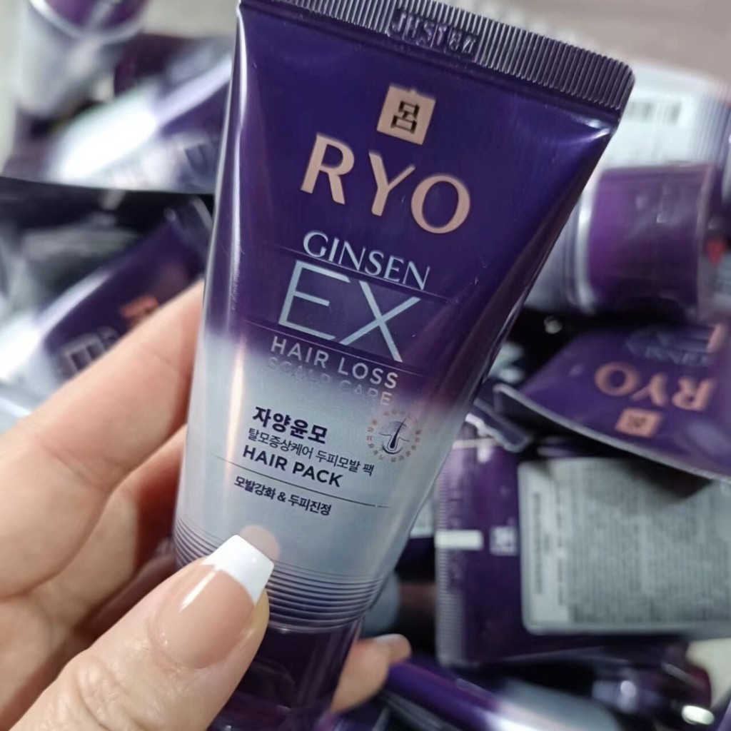 RYO RYO Anti-Lsing Shampoo Strengthening Hair Mask 50ml ตัวอย่างสีม่วง ...