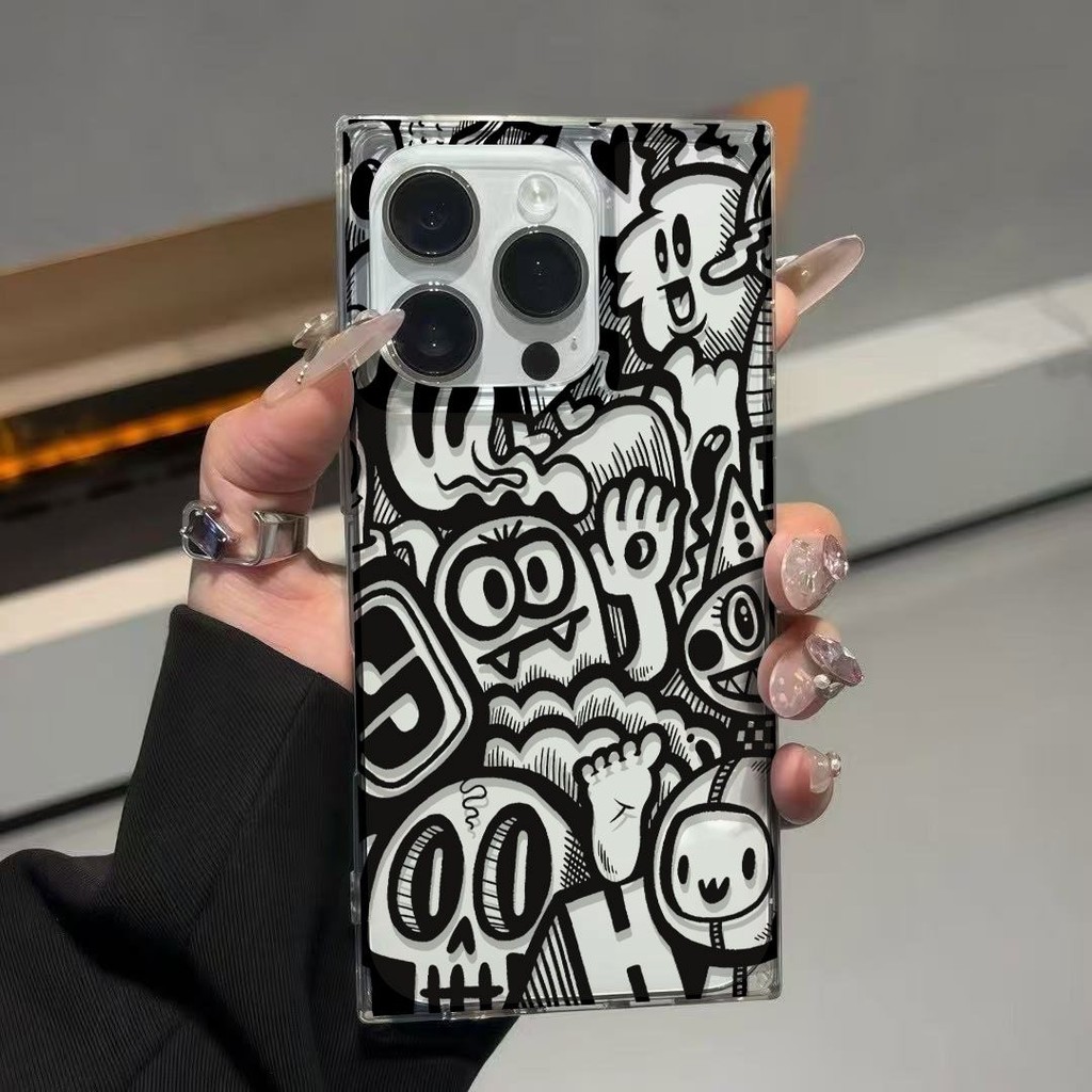 [Cube] Beckoning Graffiti Monster Ice Crystal Cube เหมาะสําหรับ Apple ...