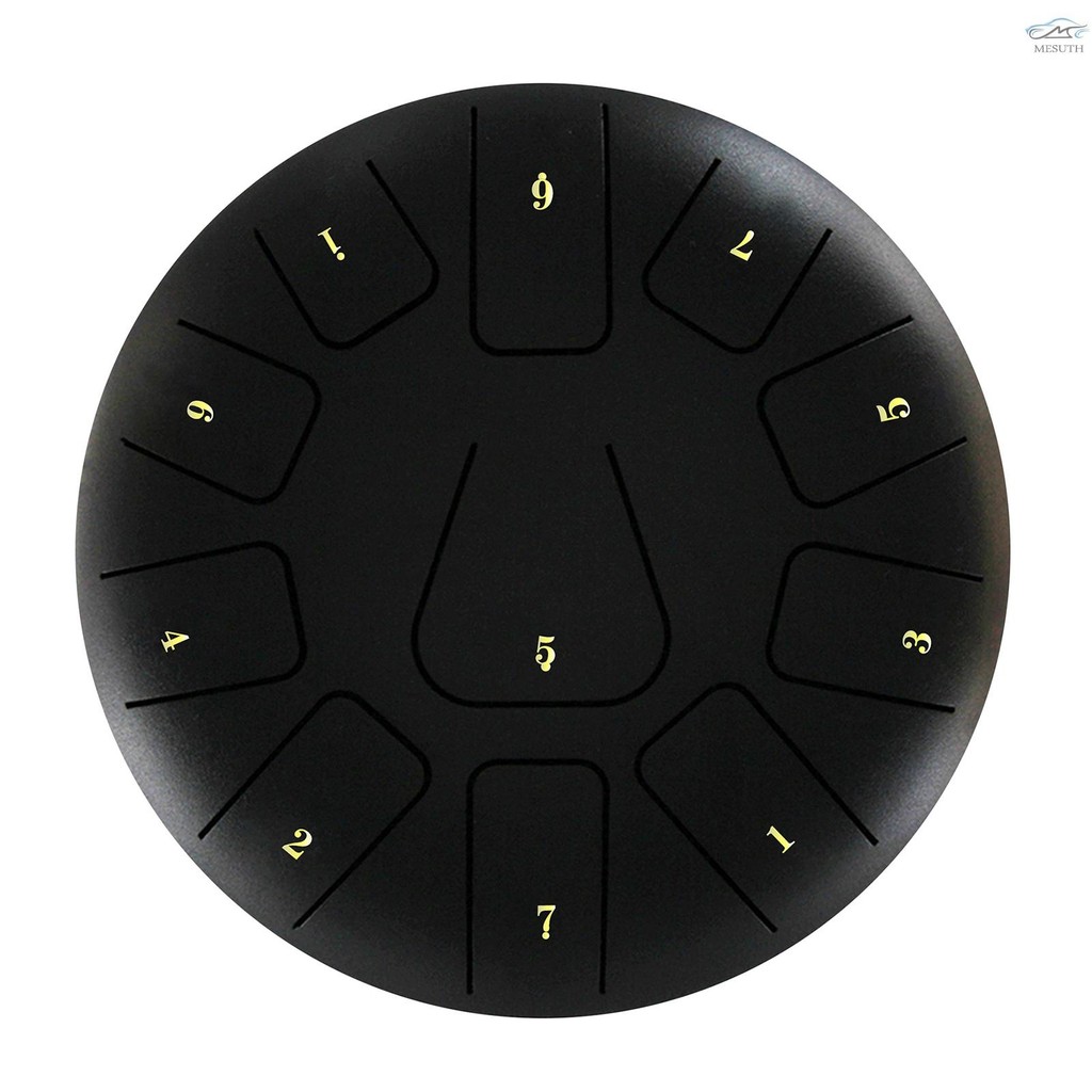 การจัดส่งที่รวดเร็ว 8 นิ้วกลองลิ้นเหล็ก 11 หมายเหตุ Handpan กลองกลอง ...