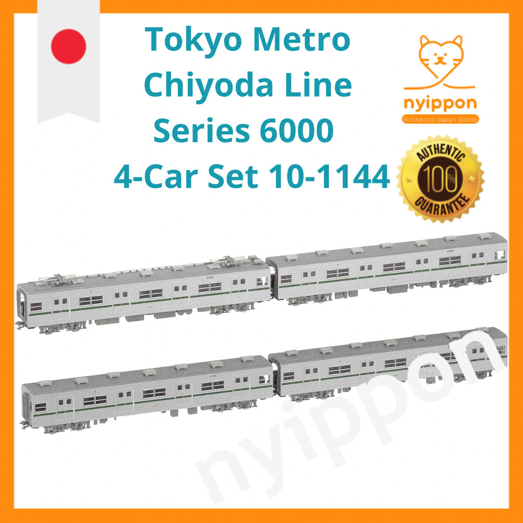 KATO N Gauge Tokyo Metro Chiyoda Line Series 6000 Additional 4-Car Set 10-1144 Model Train ...