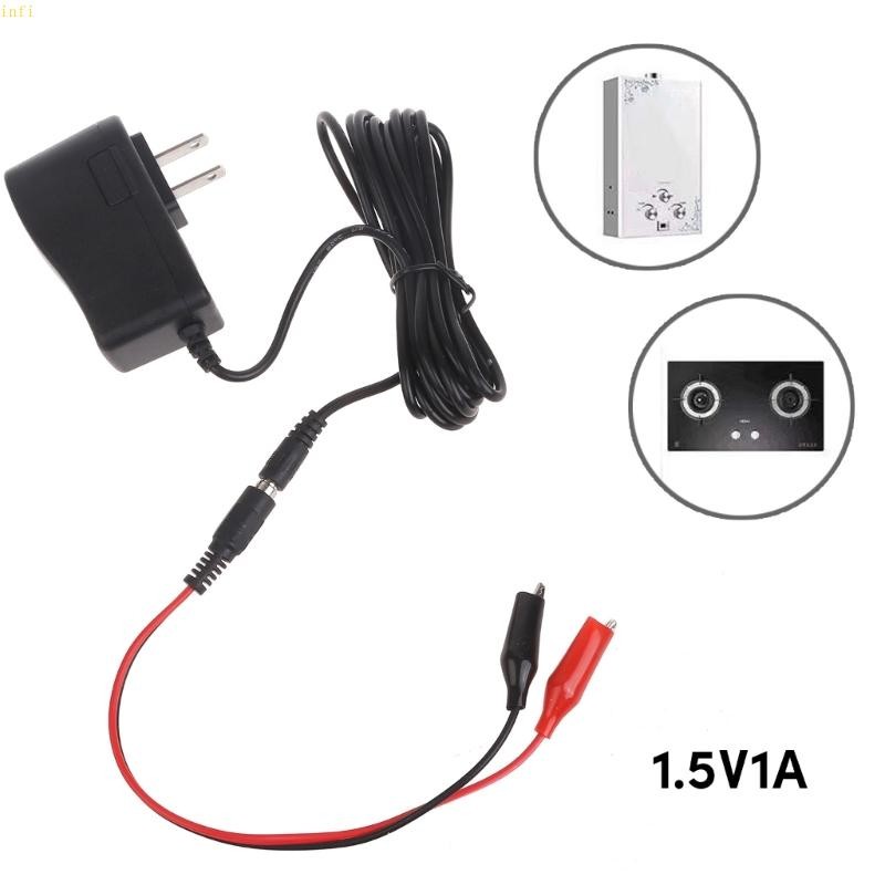 Infi AC100-240V ถึง DC5521 1 5V1A ชุดอะแดปเตอร์ไฟเปลี่ยน 1x1 5V AAA CD ...