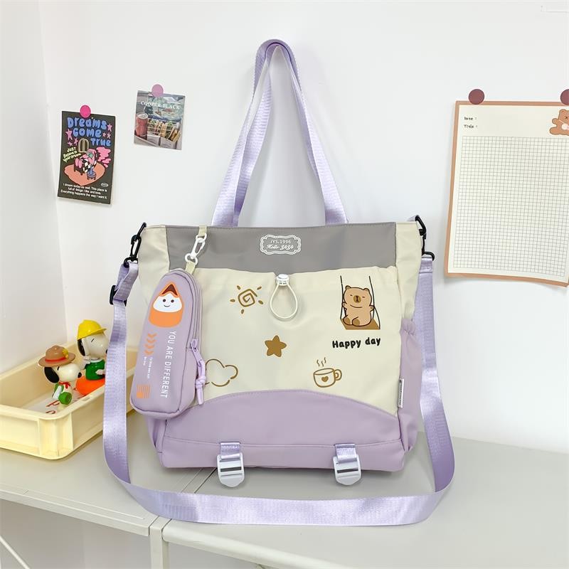 Junior High School Student Messenger Bag Girl Tuition Bag High School ...