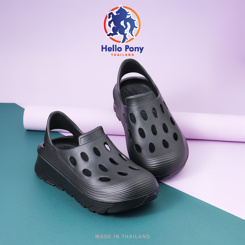 Hello Pony รุ่น MHM4006 รองเท้าแตะผู้ชายและผู้หญิง รองเท้าสุขภาพ พื้น ...