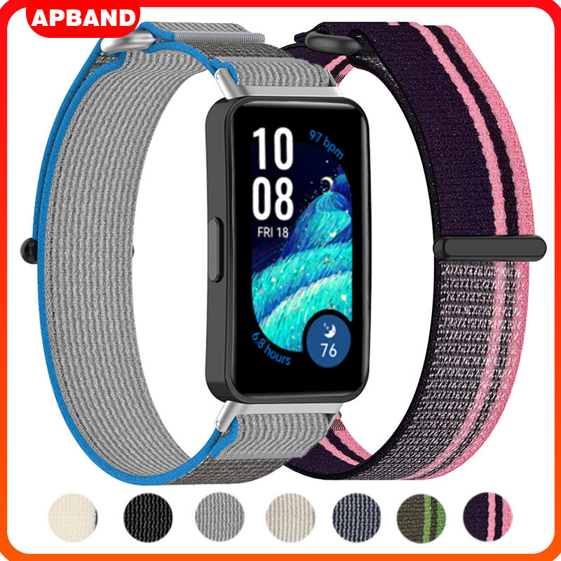 สายไนลอน Trail Loop for Smartwacth Huawei Band 10 9 8 NFC อุปกรณ์เสริมสายรัดข้อมือไนล่อนสปอร์ต ...