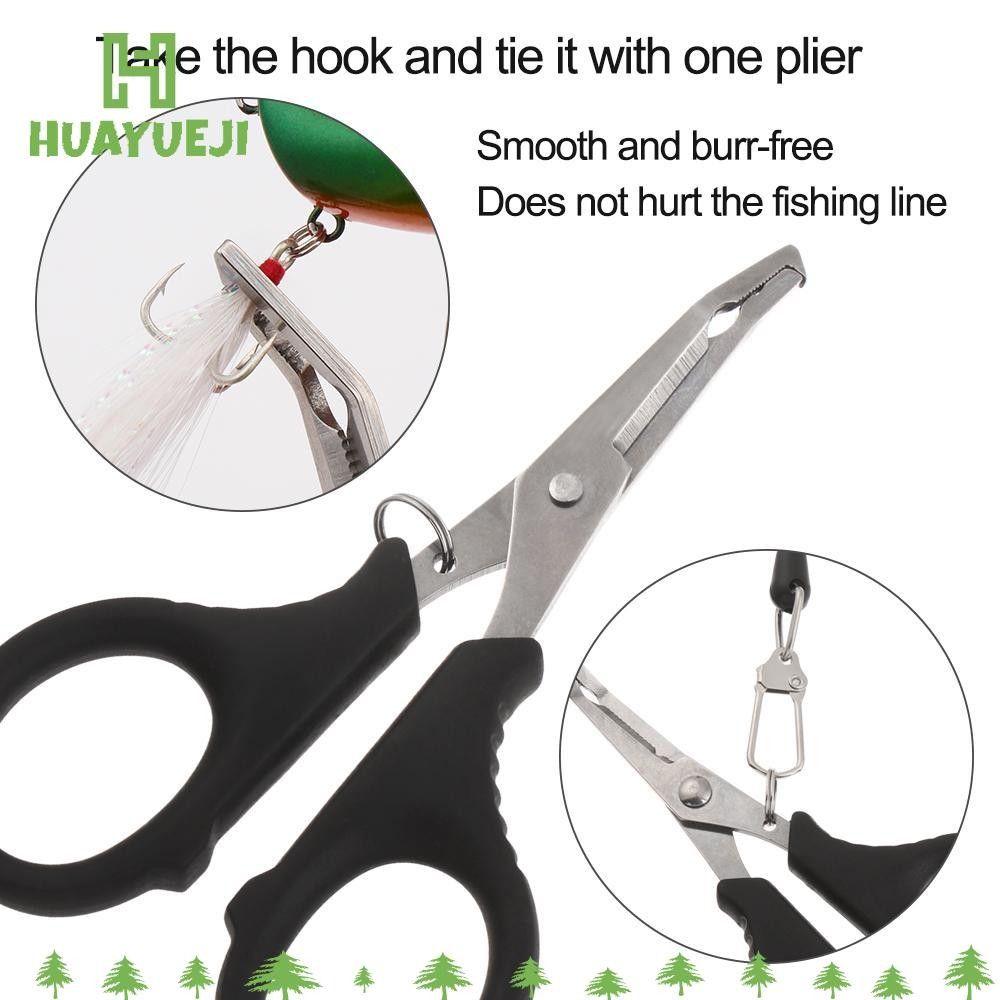 YUEJI คีมตกปลา Jagged Fish Tackle เครื่องมือกรรไกรสแตนเลส | Shopee Thailand