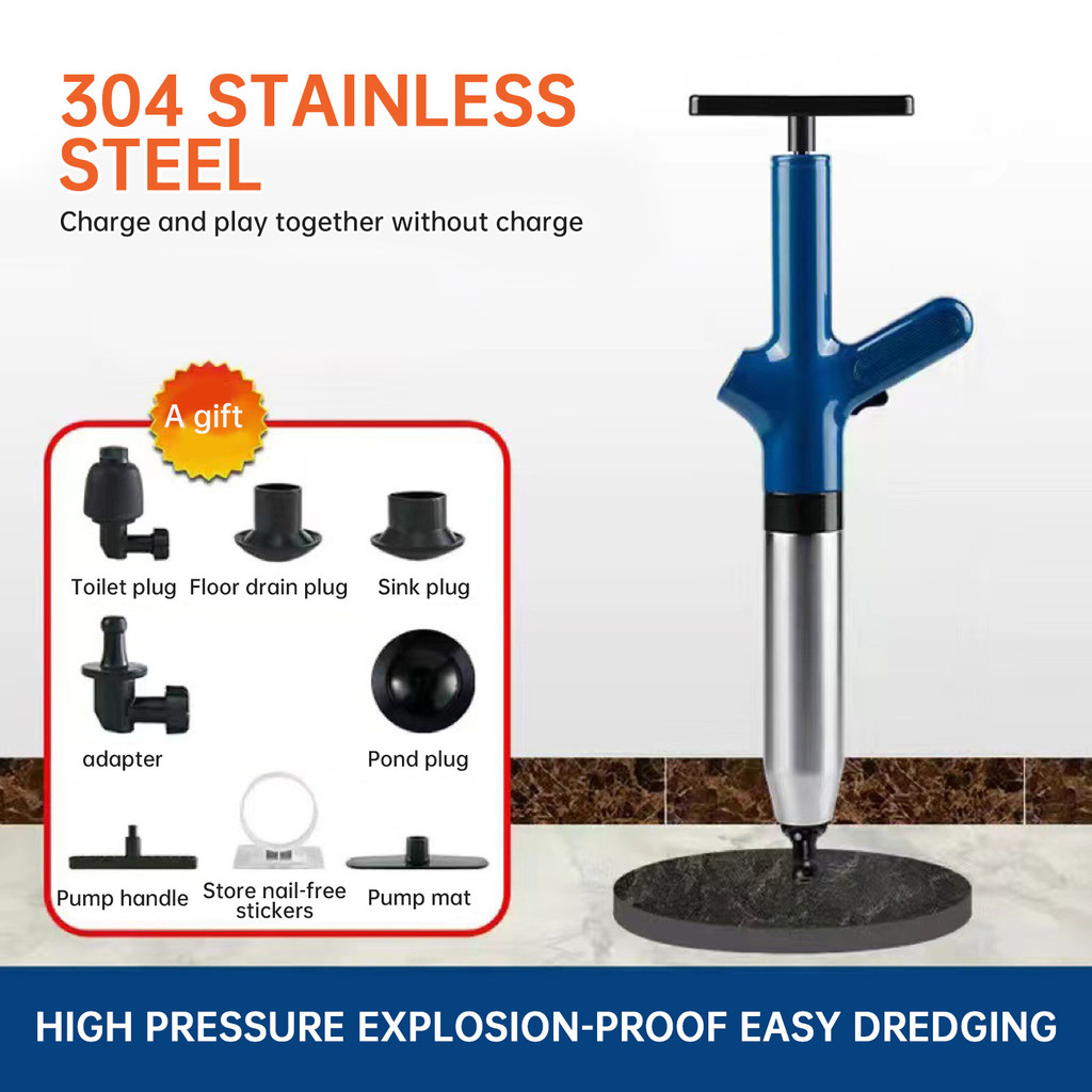 ถูกที่สุด High Pressure Drain Plunger Sewer Pipe Unblocker Air Drain ...