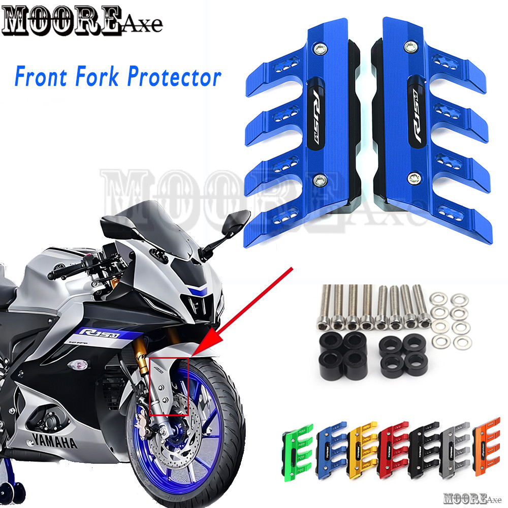 สําหรับ Yamaha R15M อุปกรณ์เสริมรถจักรยานยนต์โช้คอัพหน้า Fender ฝาครอบ ...