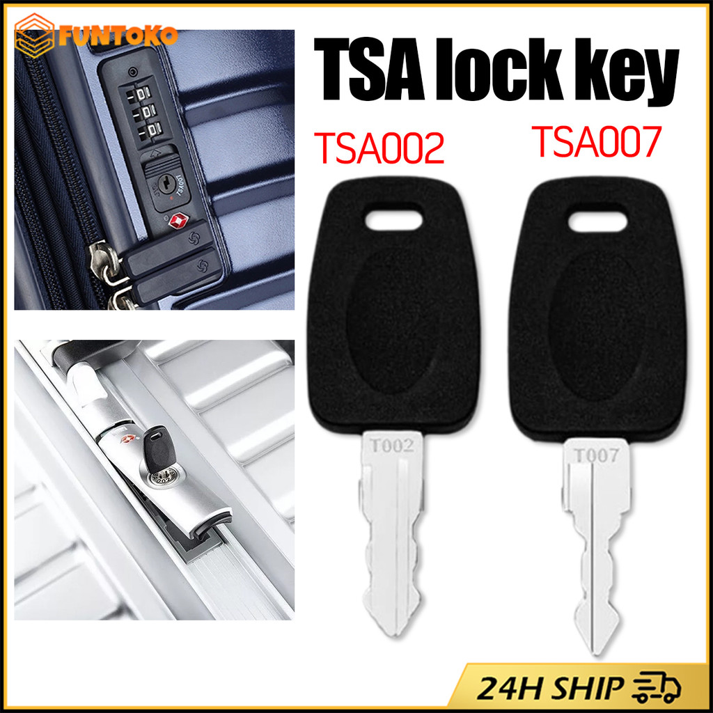 สินค้ามีคุณภาพ 1ชิ้น กุญแจ tsa tsa002 tsa007 ล็อคกระเป๋าเดินทาง อุปกรณ์เสริม กุญแจ tsa lock ...