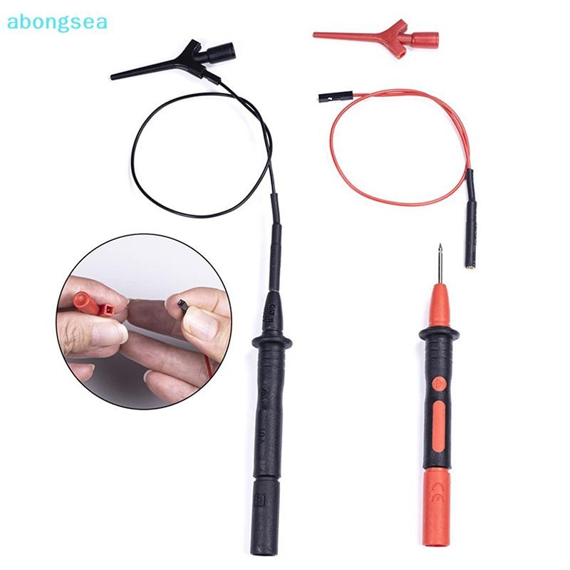 Abongsea 1 ชุด SMD IC Test Hook คลิป Test Probe ฤดูใบไม้ผลิภายในสายซิลิ ...