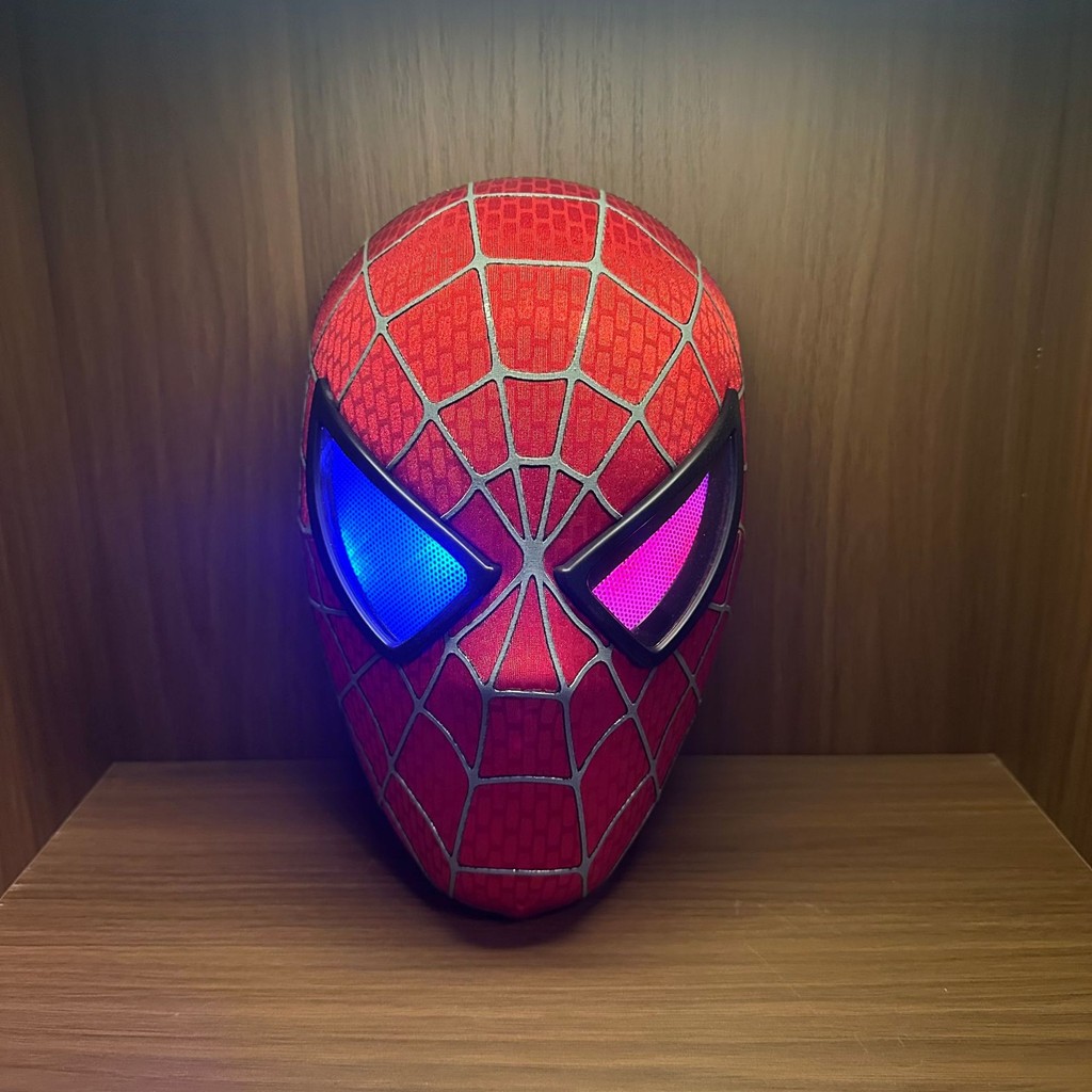รุ่นไฟฟ้า Spider Man Mask Toby Magueire หมวกตา Movable Blinking และ ...