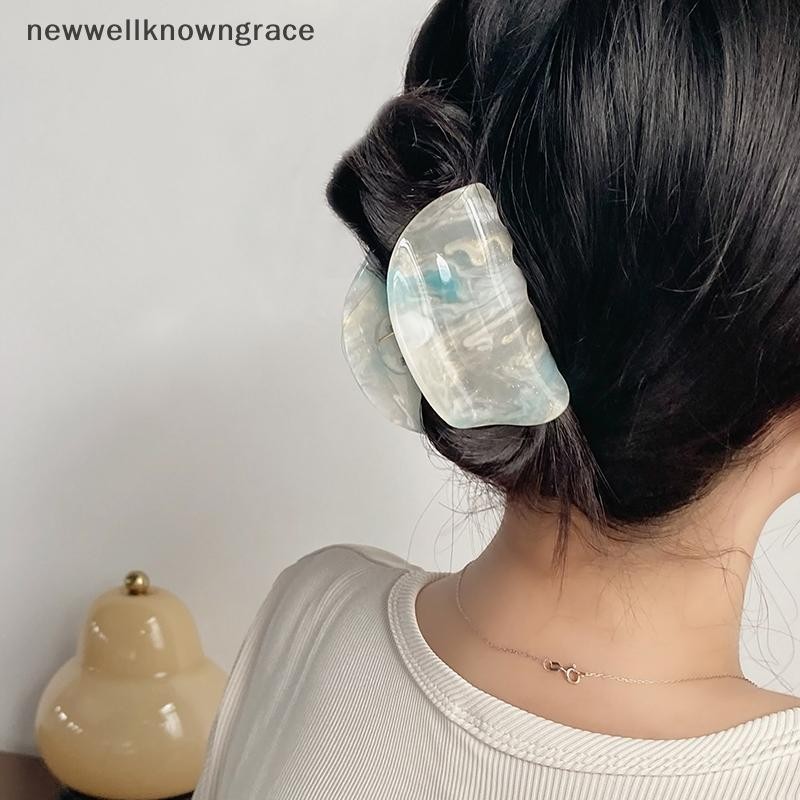 NWTH แฟชั่น 8 ซม.ผมกึ่งรอบคว้า Retro Simple Magic เปลี่ยนสีอะคริลิค ...