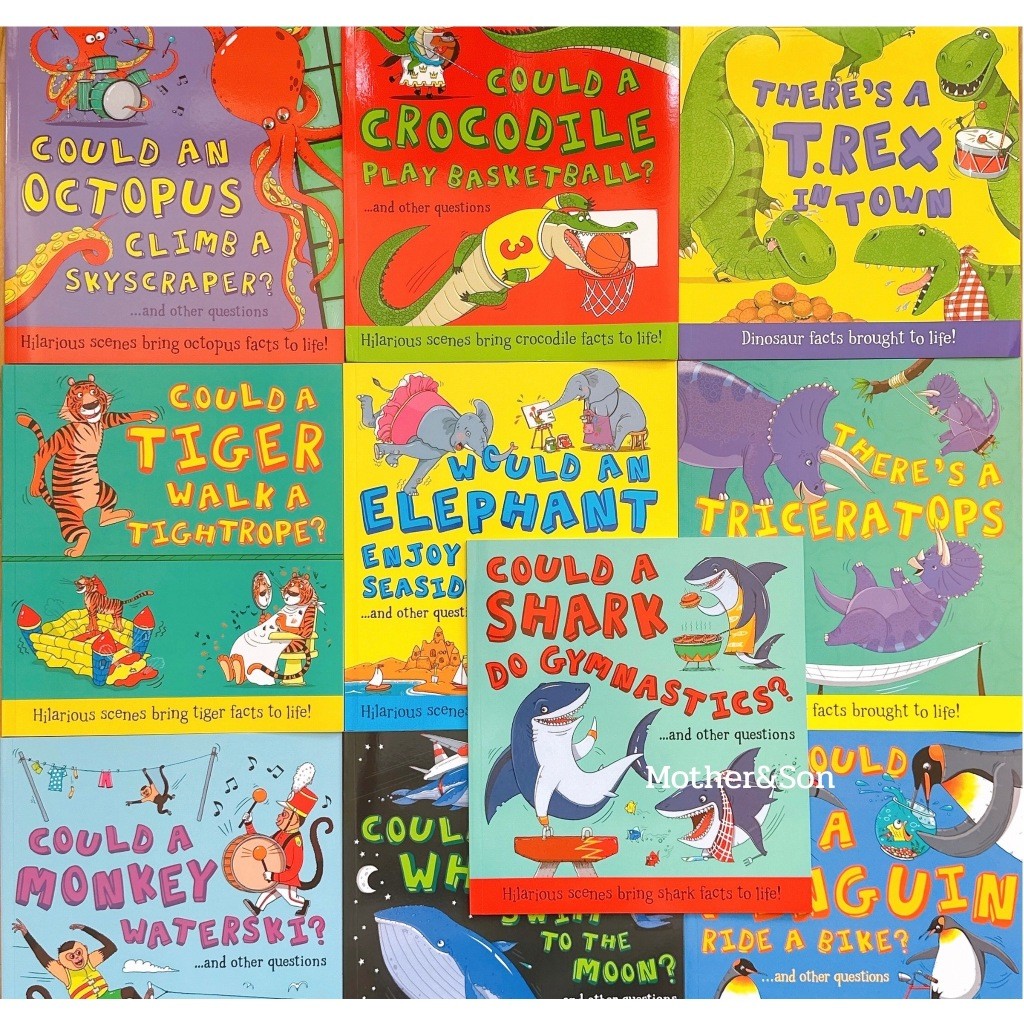 เซ็ตชุดหนังสือนิทาน "What If - Animal Fact Series 10 เล่ม | Shopee Thailand