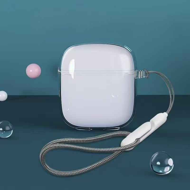 Stock ReadyTransparent Case เข้ากันได้กับ Edifier X2 Plus TPU หูฟังปกอ่อนพร้อมเชือกพิเศษ ...