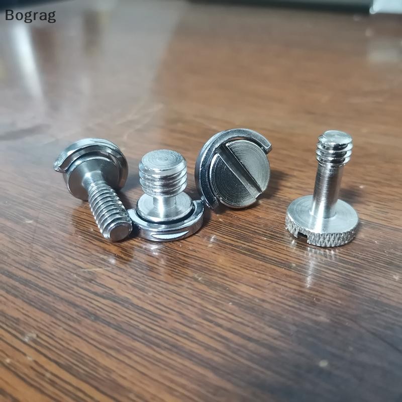 [Bogr] สกรูอะแดปเตอร์แผ่นปลดเร็ว 1/4 นิ้ว D-Ring ขาตั้งกล้องสกรูยึดอะแด ...
