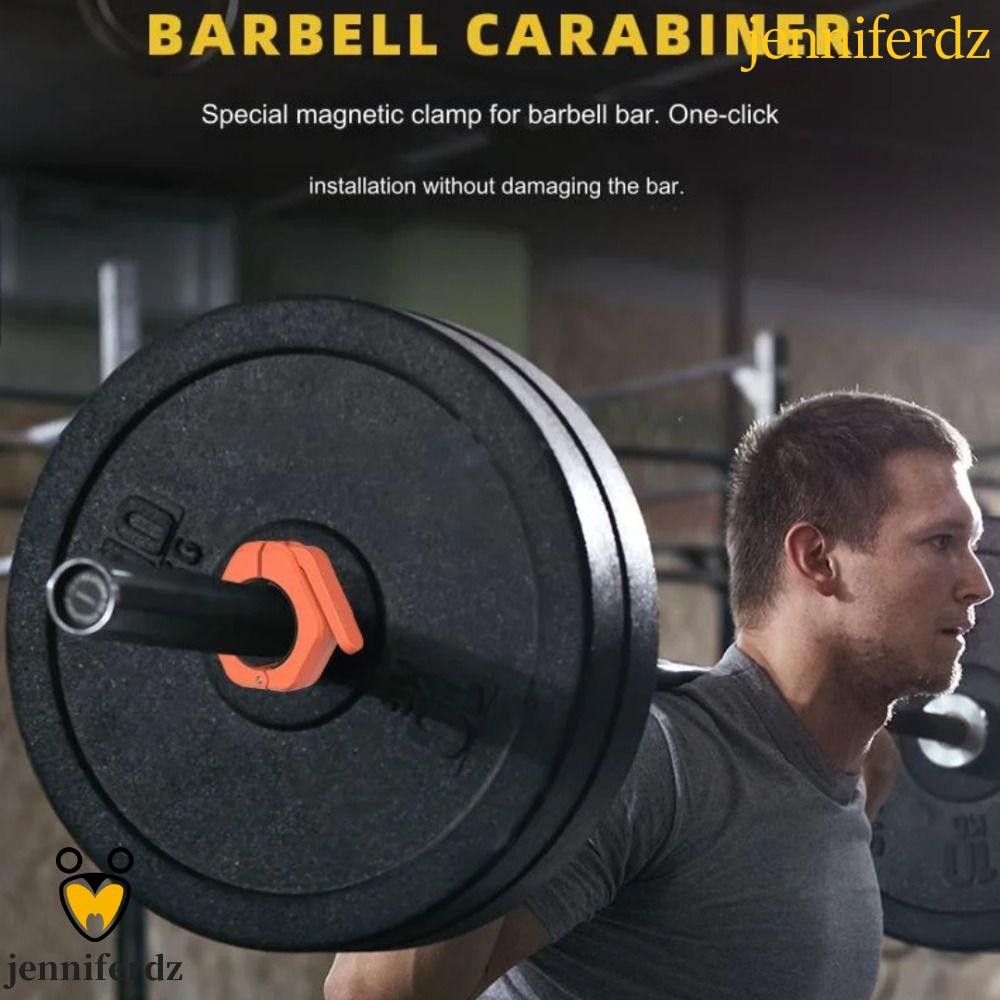 JENNIFERDZ ยกน้ําหนัก Barbell Clamps, Magnetic Hexagon Barbell Spin ...