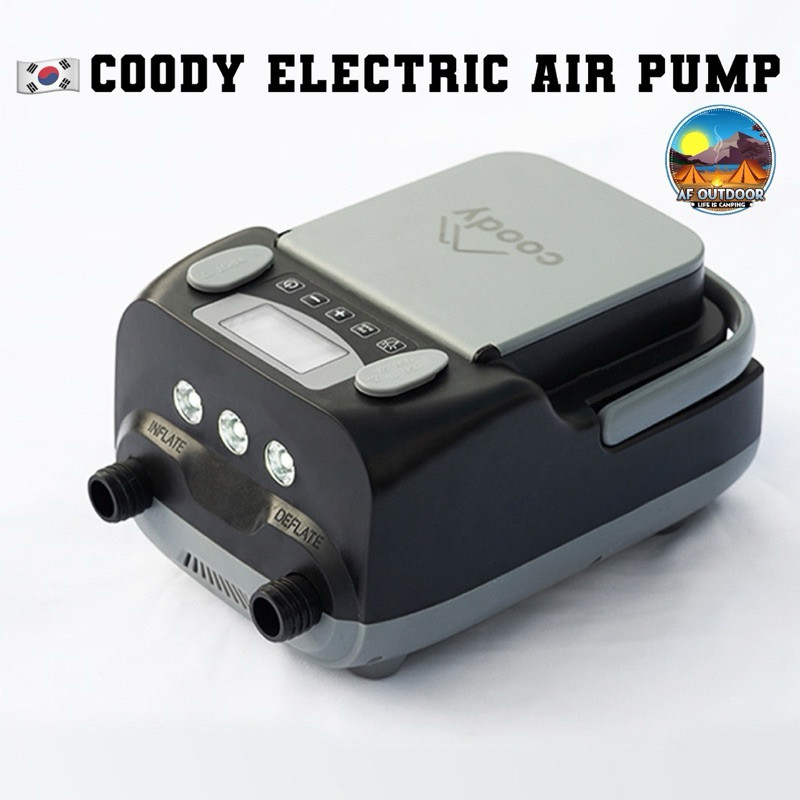 🇰🇷พร้อมส่ง🇰🇷Coody Electric Air pump เครื่องปั้มลมอัตโนมัติ กำลังสูง ที่สูบลมแบบเป่าลม แรงดันสูง ...